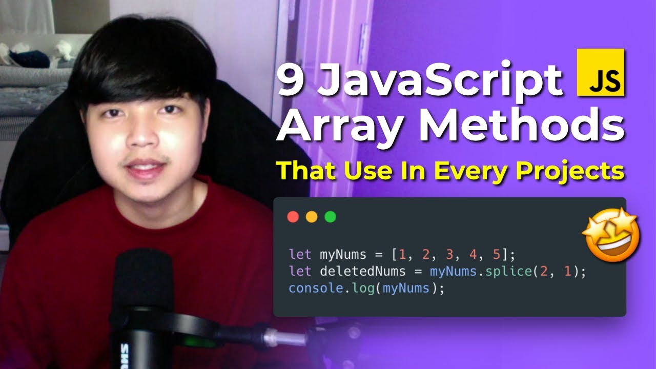 9 JavaScript Array Methods That Use In Every Projects 👨‍💻💯