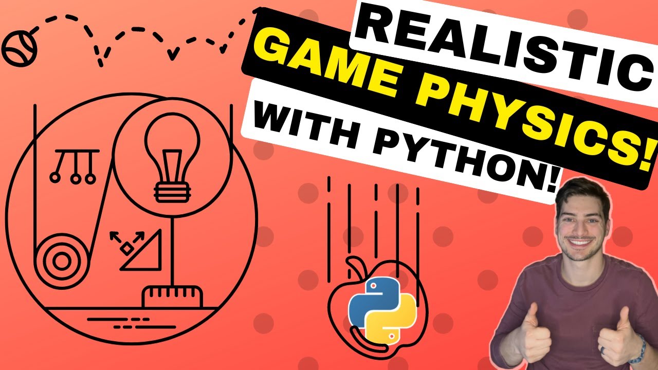 How to Code Realistic Physics in Python Games! PyGame Tutorial (Gravity, Bounce, Throw, Friction)