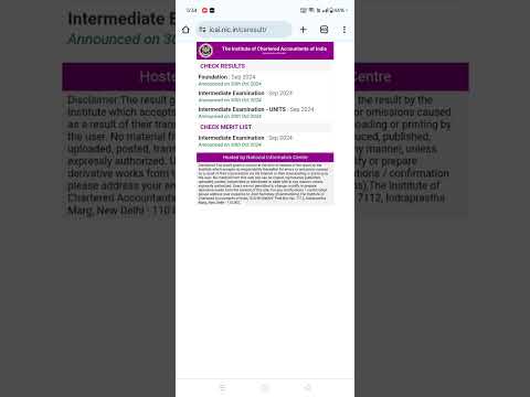 How to Check Your CA Final Result on the ICAI Website | #caresults ,#www.icai.org,#ICAI Dec 2024