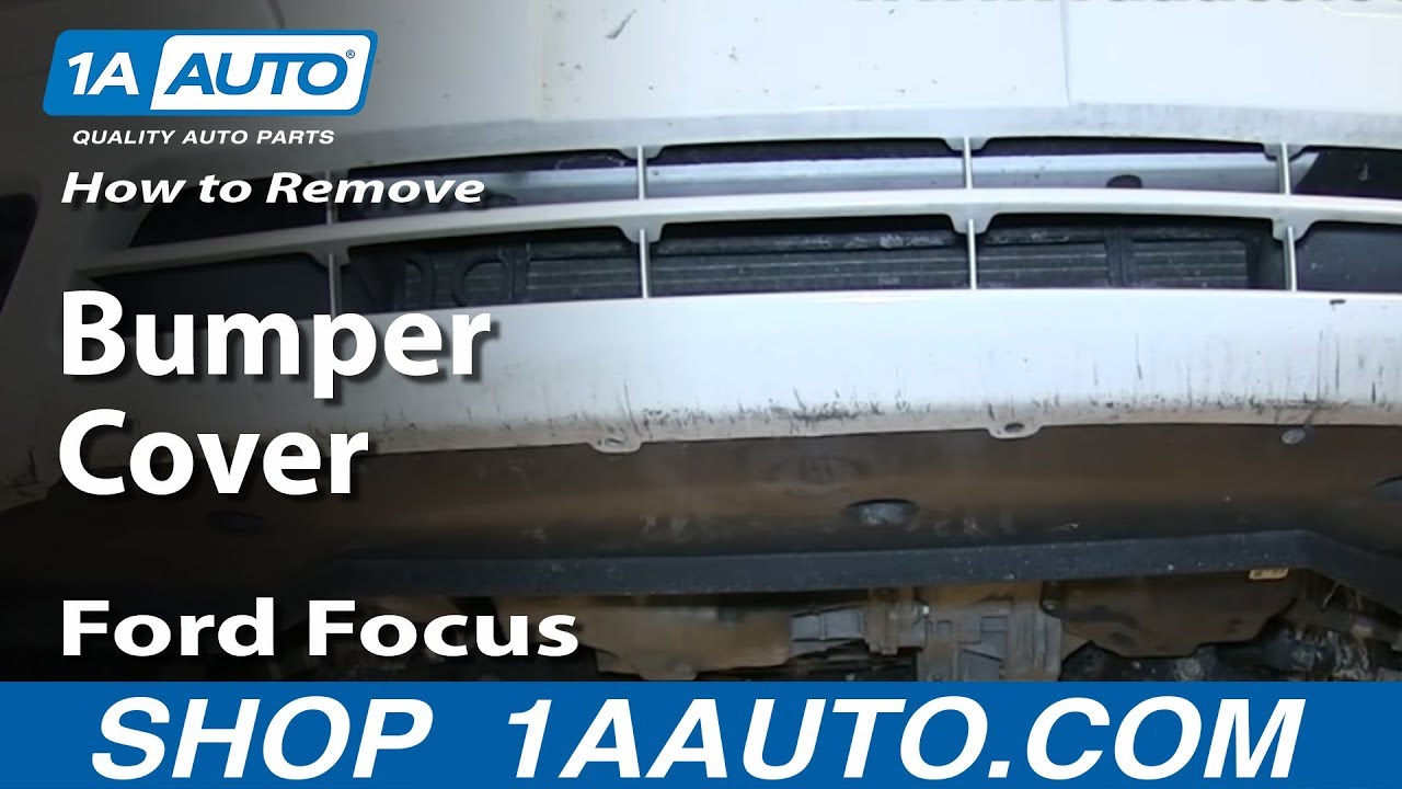 How To Remove Front Bumper Cover 00-07 Ford Focus