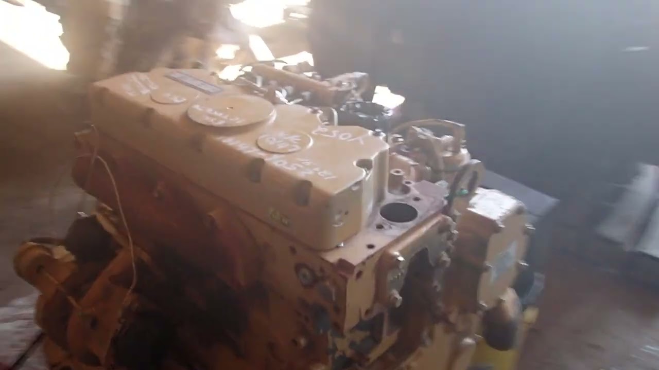 TEST RUNNING CAT C4.4 TEST ENGINE