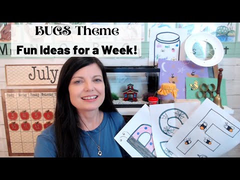 Summer Learning Fun | BUGS Theme | Video with examples of ALL the CRAFTS