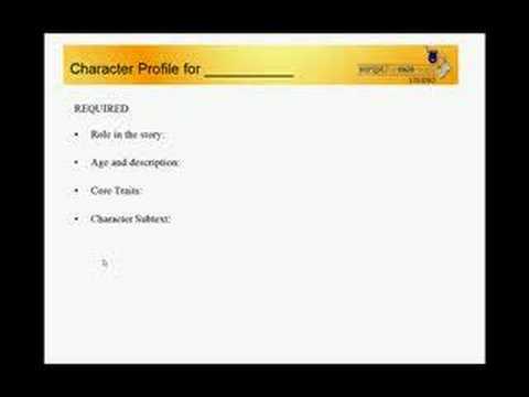 How to write a character description for a script – ironeqako
