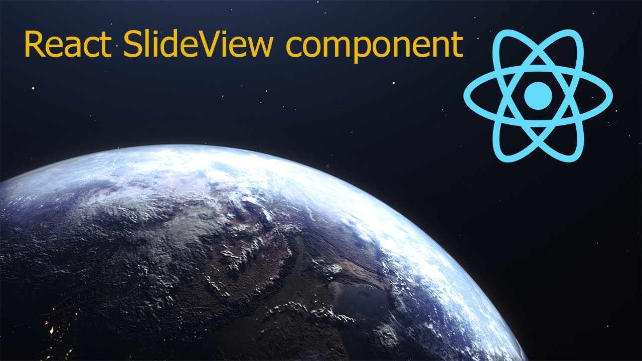 How to create a React slide-view component