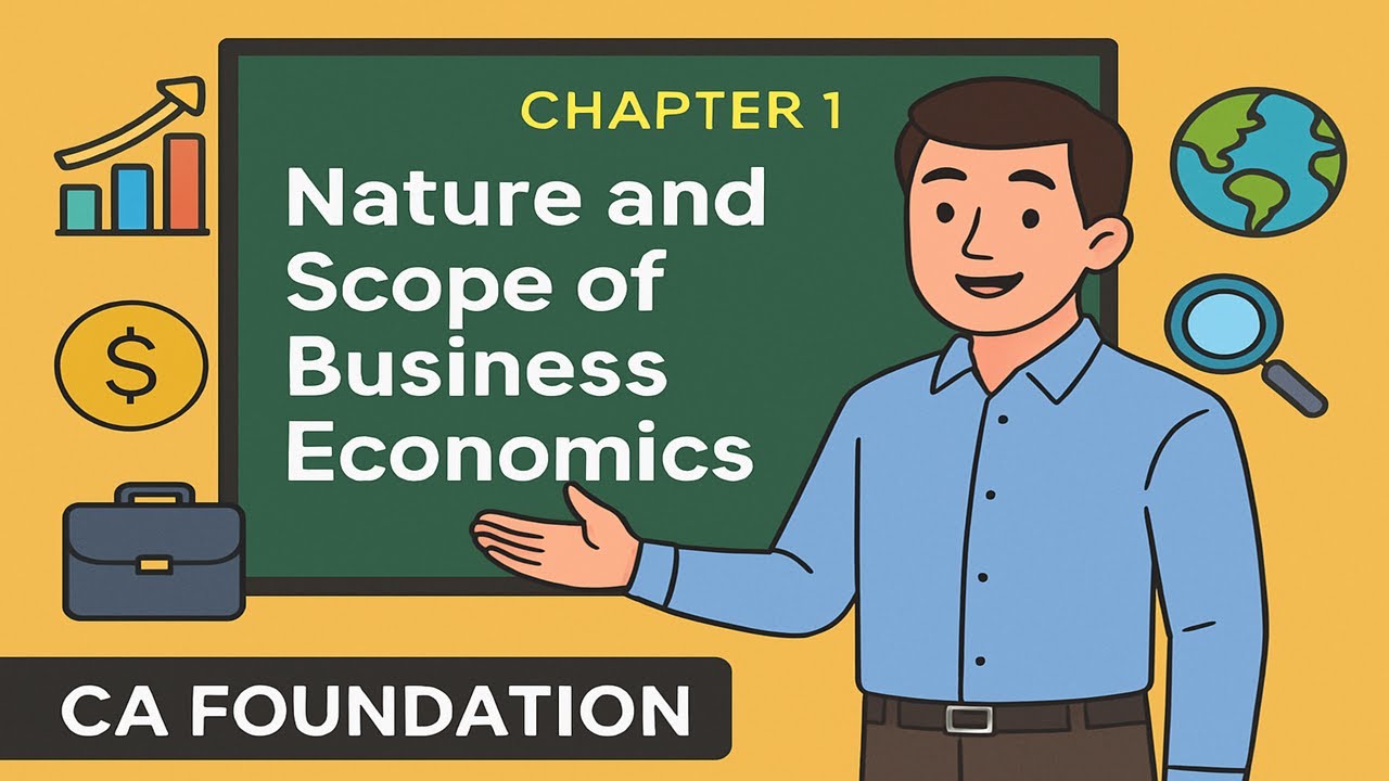 Chapter 1 Unit 1: Nature and Scope of Business Economics | CA Foundation | Economics
