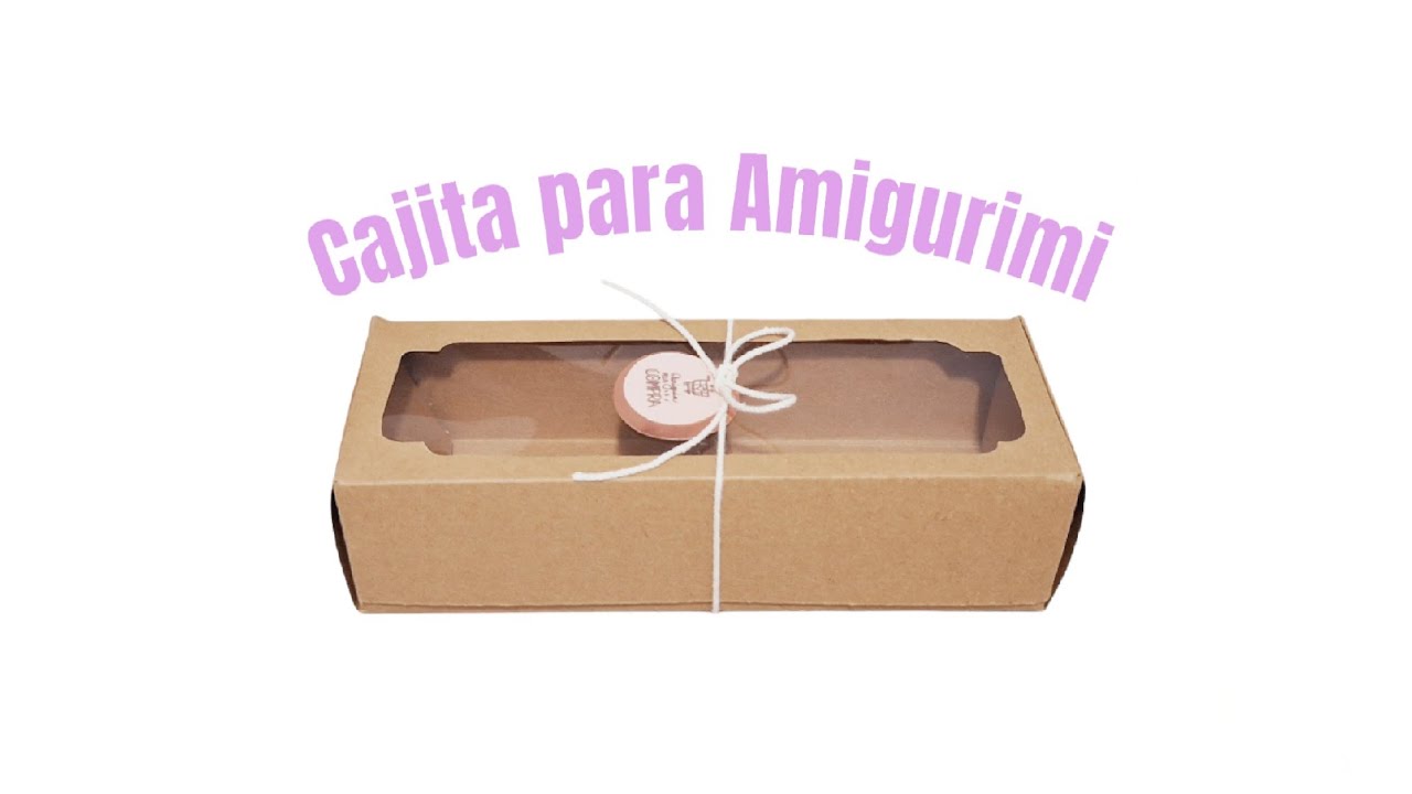 How to make an amigurumi box. No mold required.