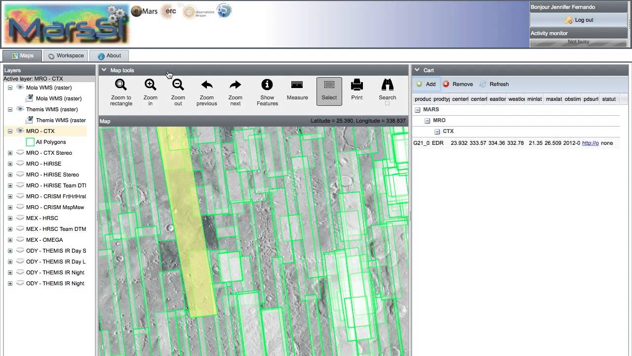 Tutorial 2: Processing CTX images