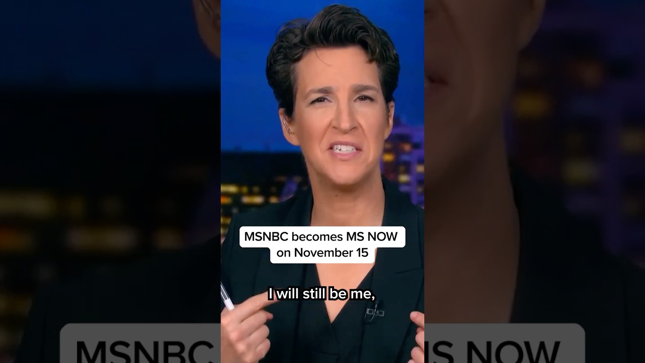 MSNBC becomes MS NOW on November 15