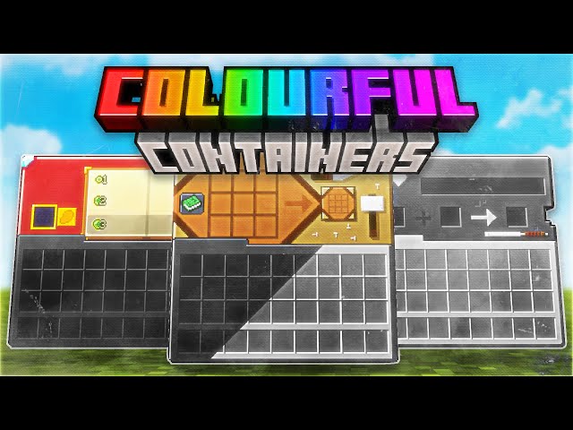 Colourful Containers BE v4.1 - Mini Bugfix Update! Minecraft Texture Pack