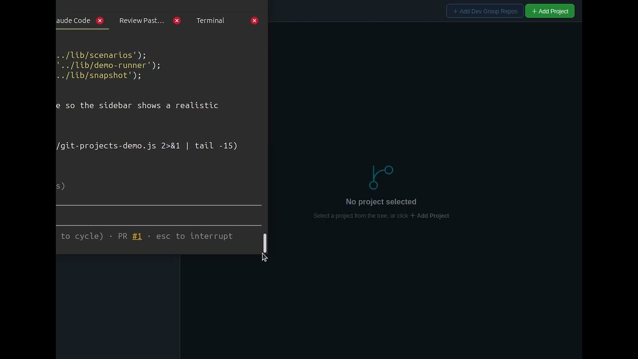RobOS Git Projects — Every Repo, Every IDE, Every Script in One Panel