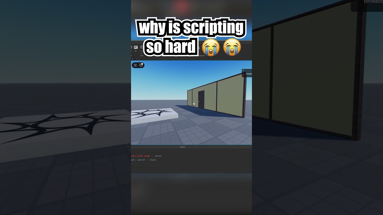 Why is Scripting so Hard bro 😭😭 #roblox