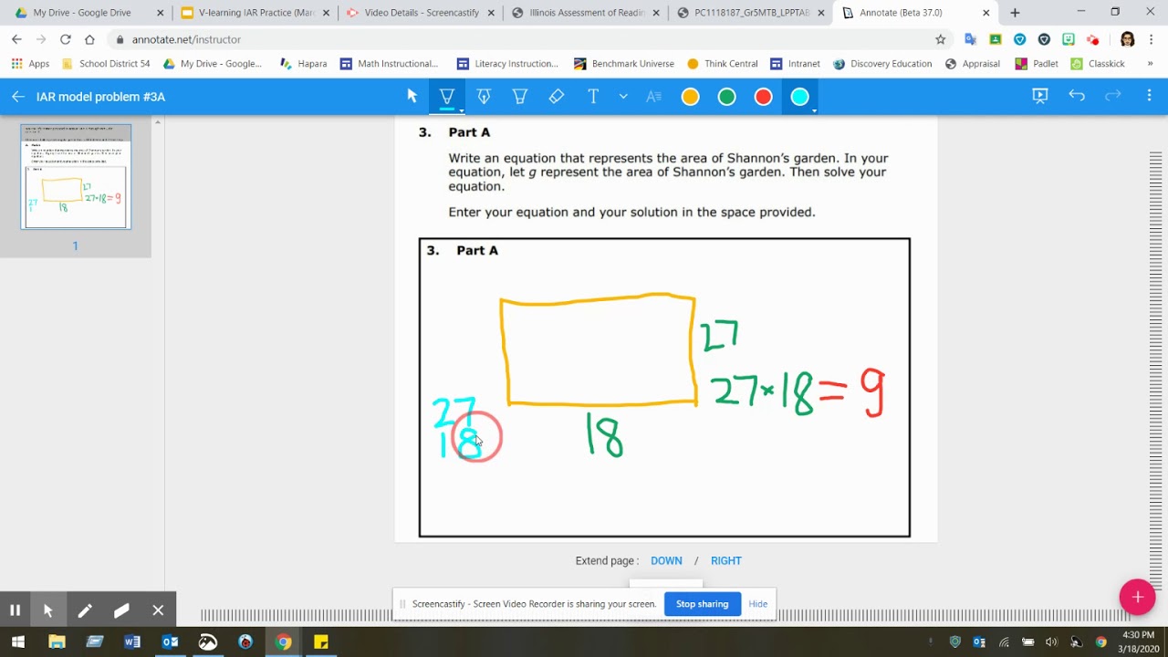 IAR model problem #3A