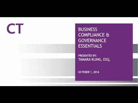Business Compliance & Governance Essentials