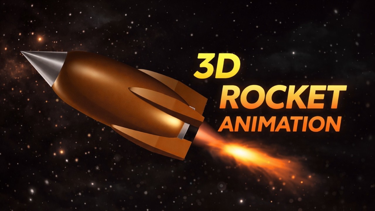 How to Create 3D Rocket Animation in PowerPoint - Complete Tutorial