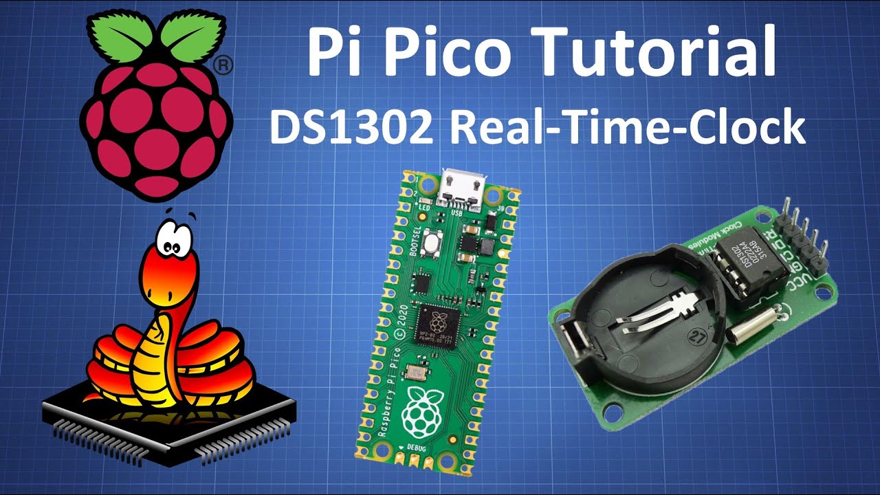 Raspberry Pi Pico Tutorial - DS1302 Real-time Clock