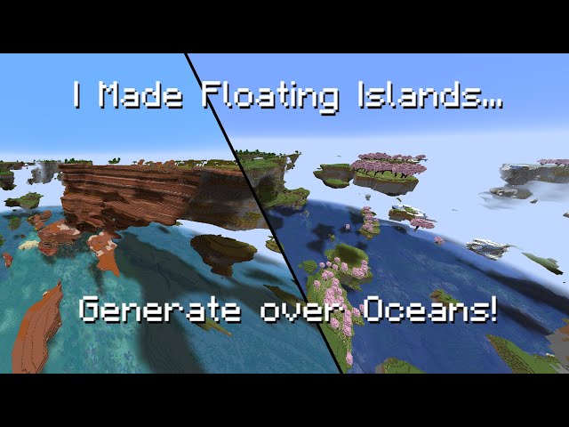 Skylands over the Sea Minecraft Data Pack