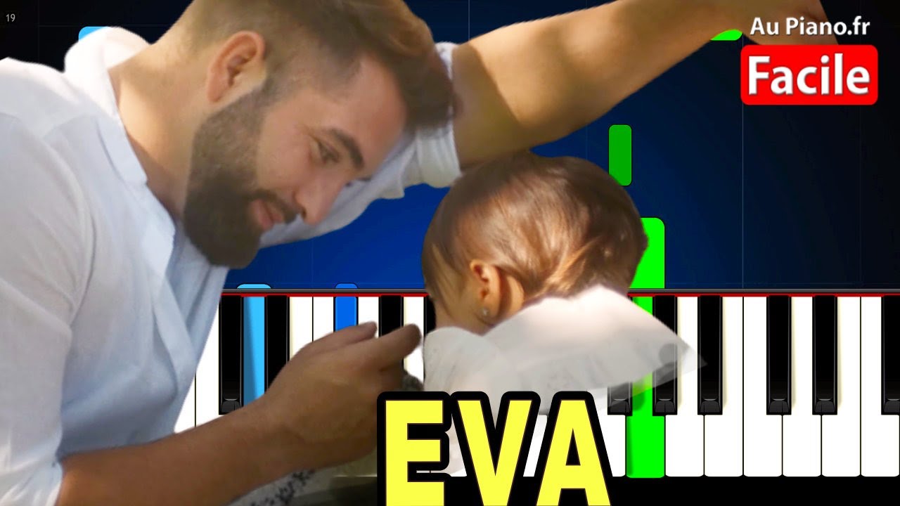Kendji Eva - Piano Cover Tutorial Karaoké Paroles - Au Piano.Fr