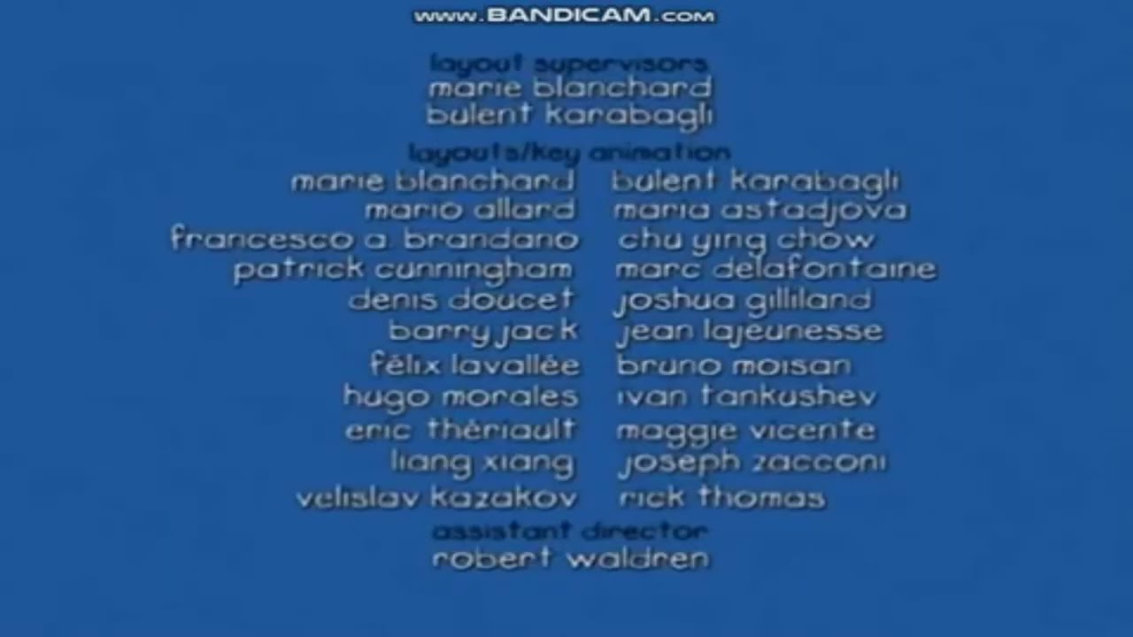 Caillou End Credits 1997 (Singing Version)