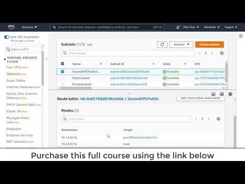 Create an AWS VPC Peering Connection - TrainerTests.com