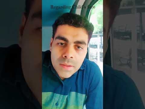 Regarding Child's fare of train ticket