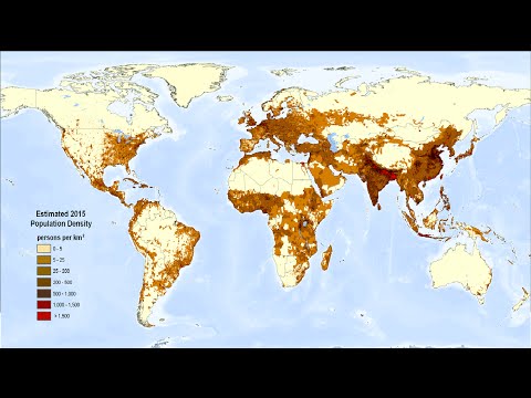 Population Density World Map