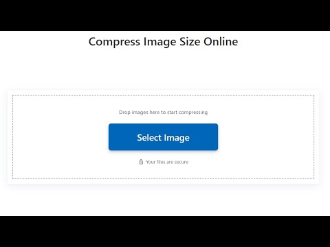 How to Compress Jpeg File Size Online ।। Online Image Resize