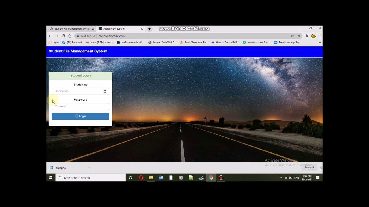 assignment system in php, mysql