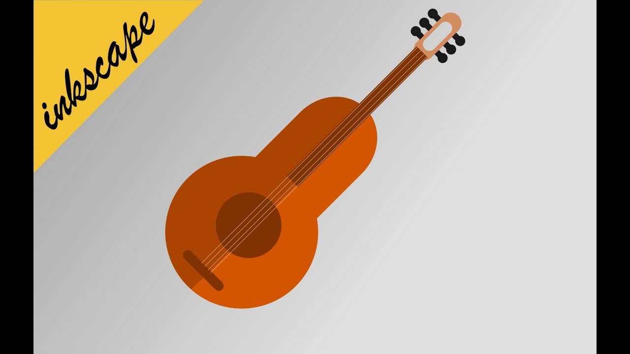 inkscape tutorial: Vector guitar
