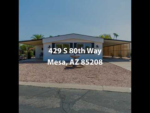 429 S 80th Way Mesa AZ 85208 | 2 Bedroom Manufactured/Mobile For Sale
