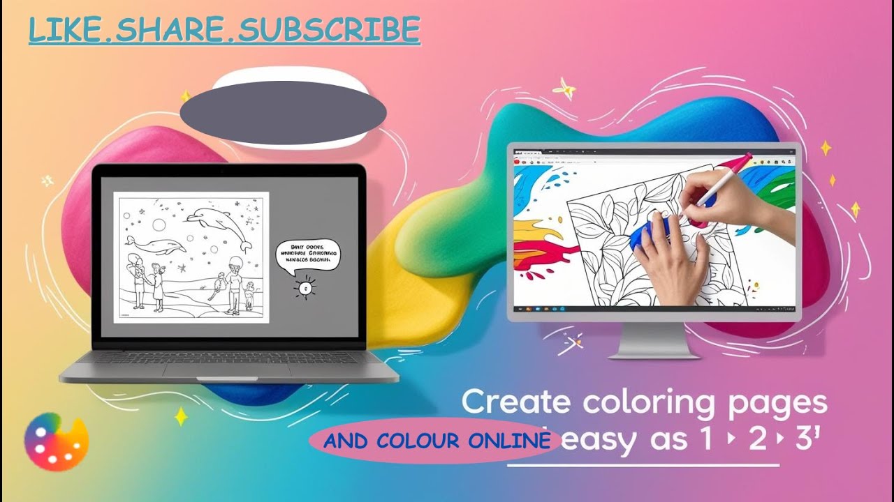 Turn Your Ideas into Coloring Pages and Books FAST with AI | Color Online Instantly 🎨✨