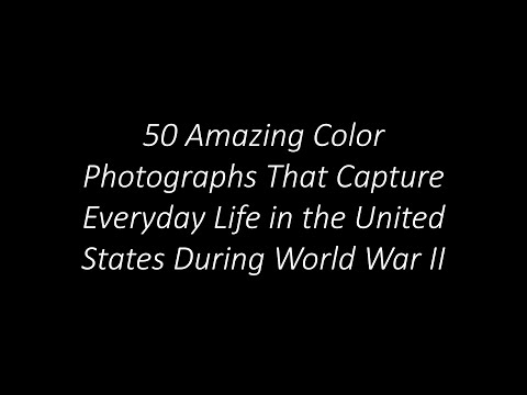 50 Amazing Color Photographs That Capture Everyday Life in the United States During World War II