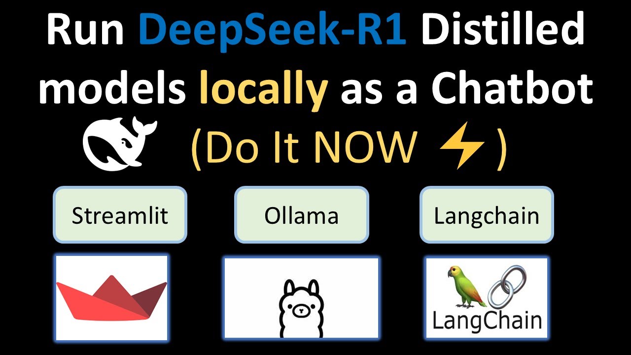 Run Deepseek R1 Distilled models Locally as a Chatbot | A Beginners Guide (Do It NOW ⚡) | Gen AI
