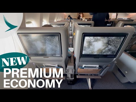 CATHAY PACIFIC Might Have The BEST PREMIUM ECONOMY Class ????