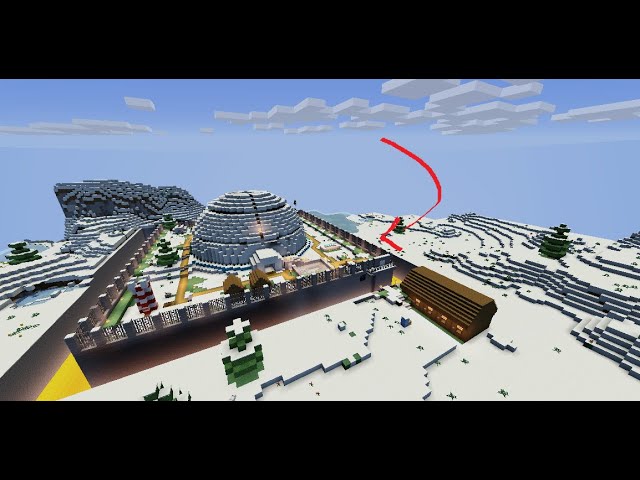 Igloo redstone house Minecraft Map
