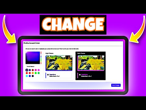 How To Change Your Twitch ACCENT COLOR - Change Twitch Branding Color