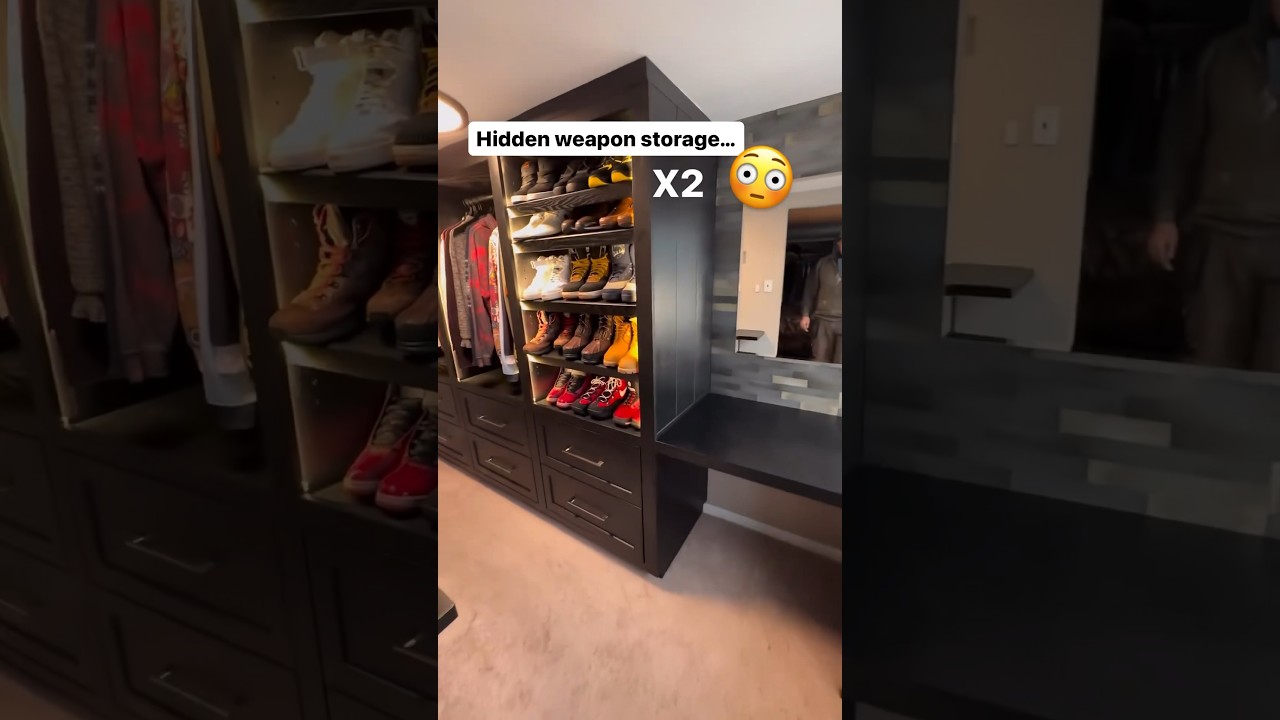 Hidden Weapon Storage…😳