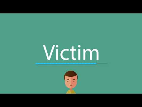 How to pronounce Victim
