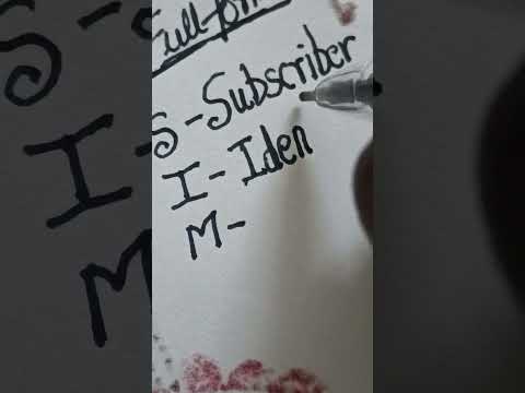 Full form of SIM l Learn English #shorts #englishlearning #english #acronyms #youtubeshorts #viral