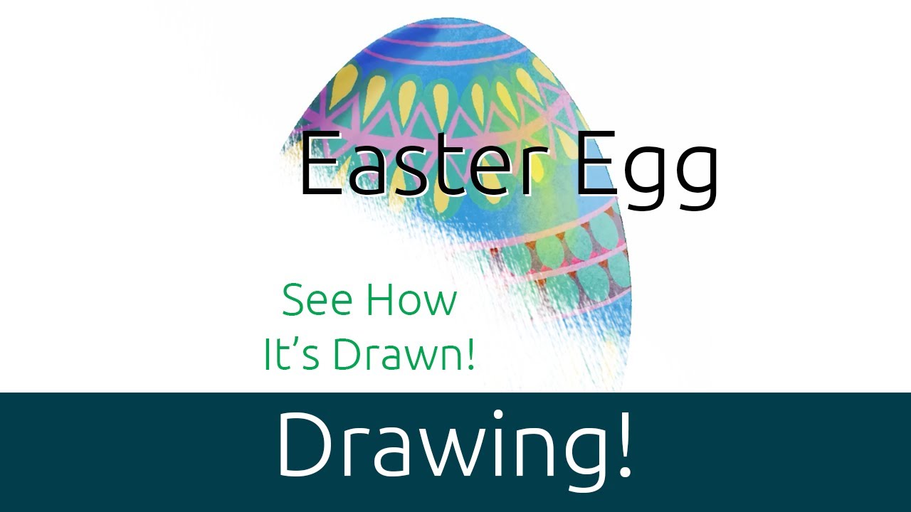 Easter Egg Relaxing Pattern Time-lapse Drawing #shorts