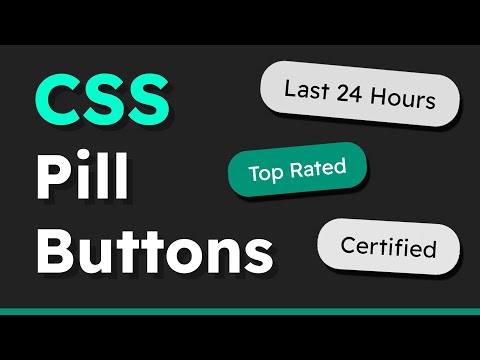 Learn How to Easily Create Pill Buttons Tags with HTML CSS - Mind Luster