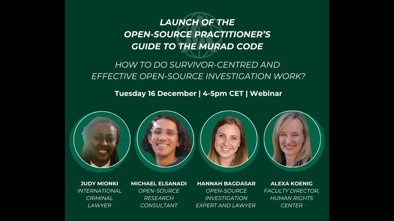 Launch of the Open-Source Practitioner's Guide to the Murad Code
