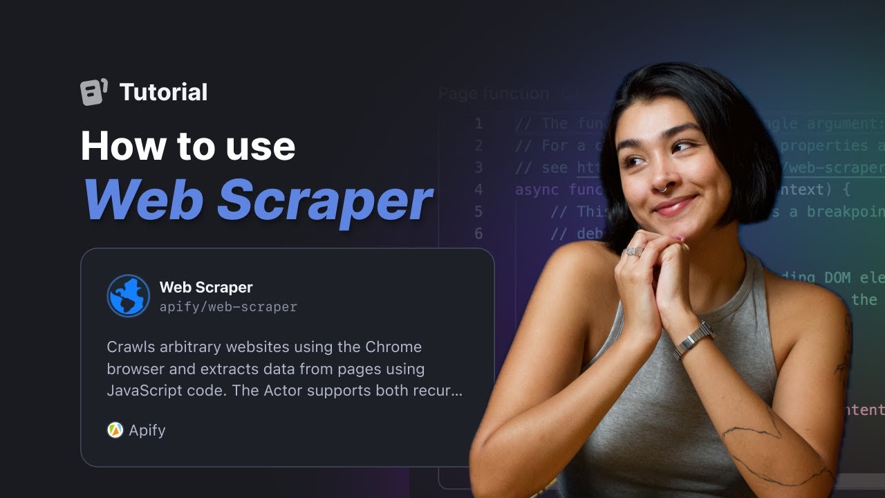 How to scrape ANY website with Apify’s Web Scraper API