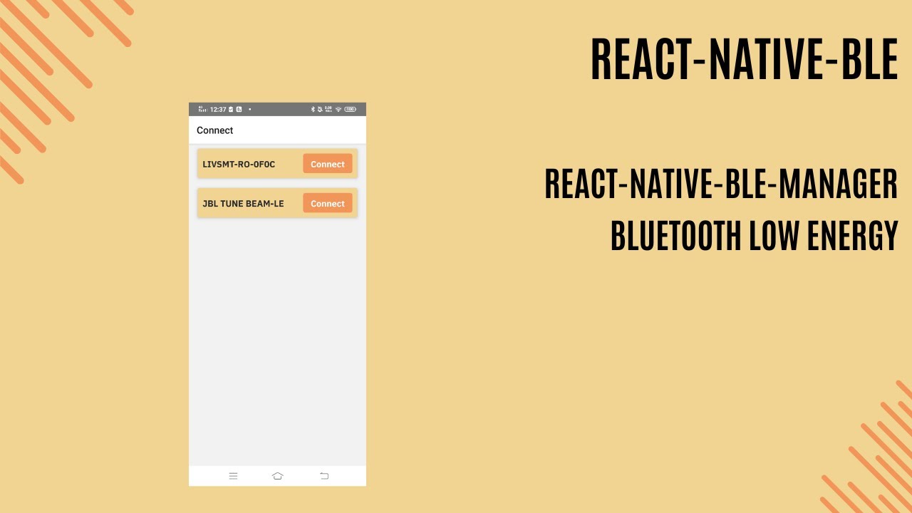 React Native BLE - Part 1: Scanning NearBy BLE Devices