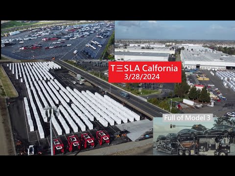Tesla Lathrop Megafactory spotted with record 446 Megapack batteries ...