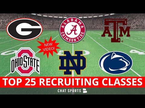 College Football Recruiting: Top 25 Class Rankings Ahead Of 2022 Early National Signing Day