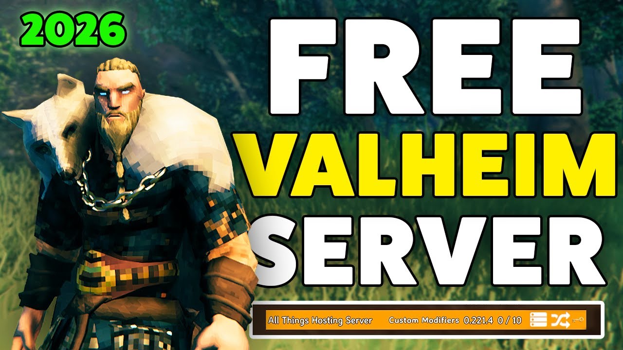 How to Host a FREE Valheim Dedicated Server (2026) | Step-by-Step Steam + Crossplay