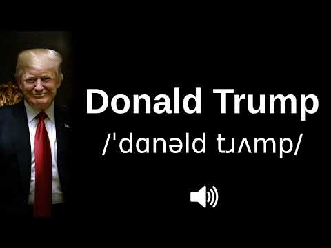 🇺🇸 How to pronounce Donald Trump (CORRECTLY!)