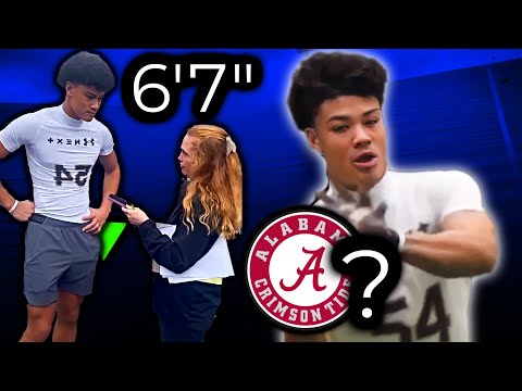 He's a 6'7" WR & Alabama WANTS HIM - 'I talk to Bama everyday' - Kaiden Prothro