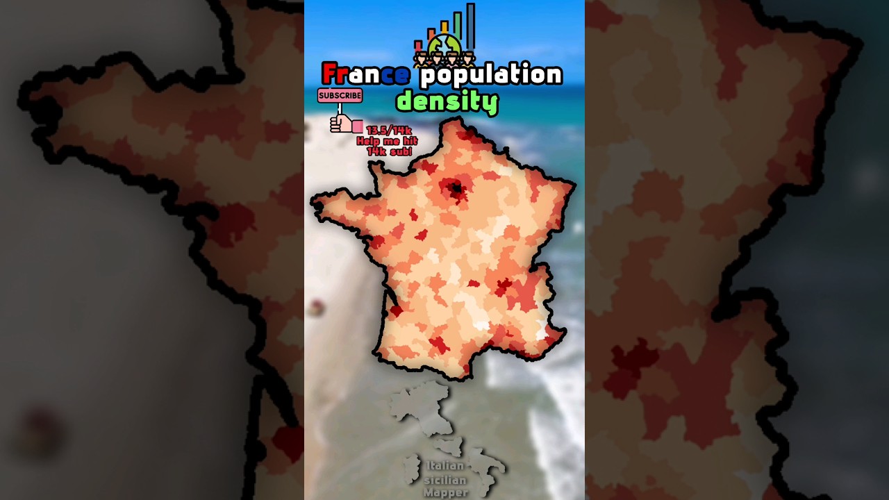 France population density    #mapping