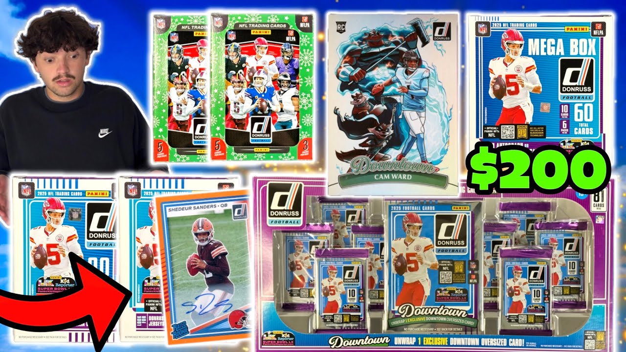 I Opened Every 2025 Donruss Football Retail Product!…